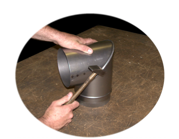 Thompson & Anderson 22 Gauge Single-Wall Wood Stove Pipe (Made in Maine ...
