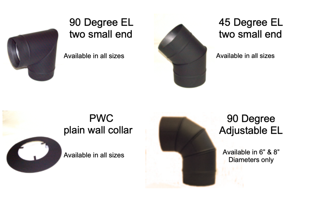 Thompson & Anderson 22 Gauge Single-Wall Wood Stove Pipe (Made in Maine ...