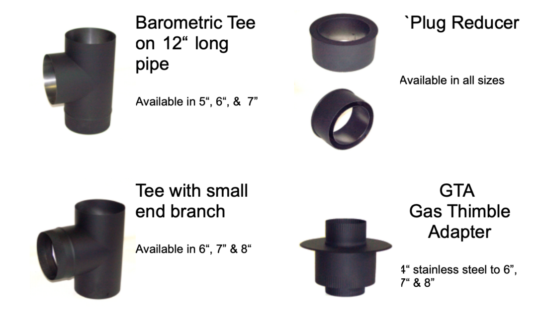 Thompson & Anderson 22 Gauge Single-Wall Wood Stove Pipe (Made in Maine ...